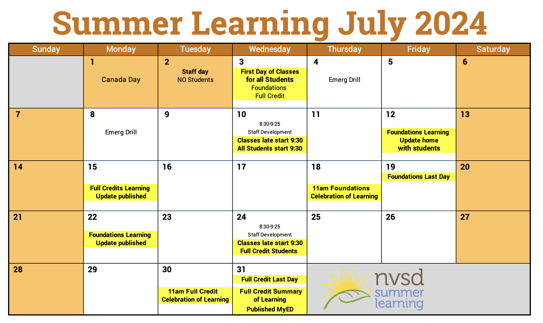 Home - Summer Learning